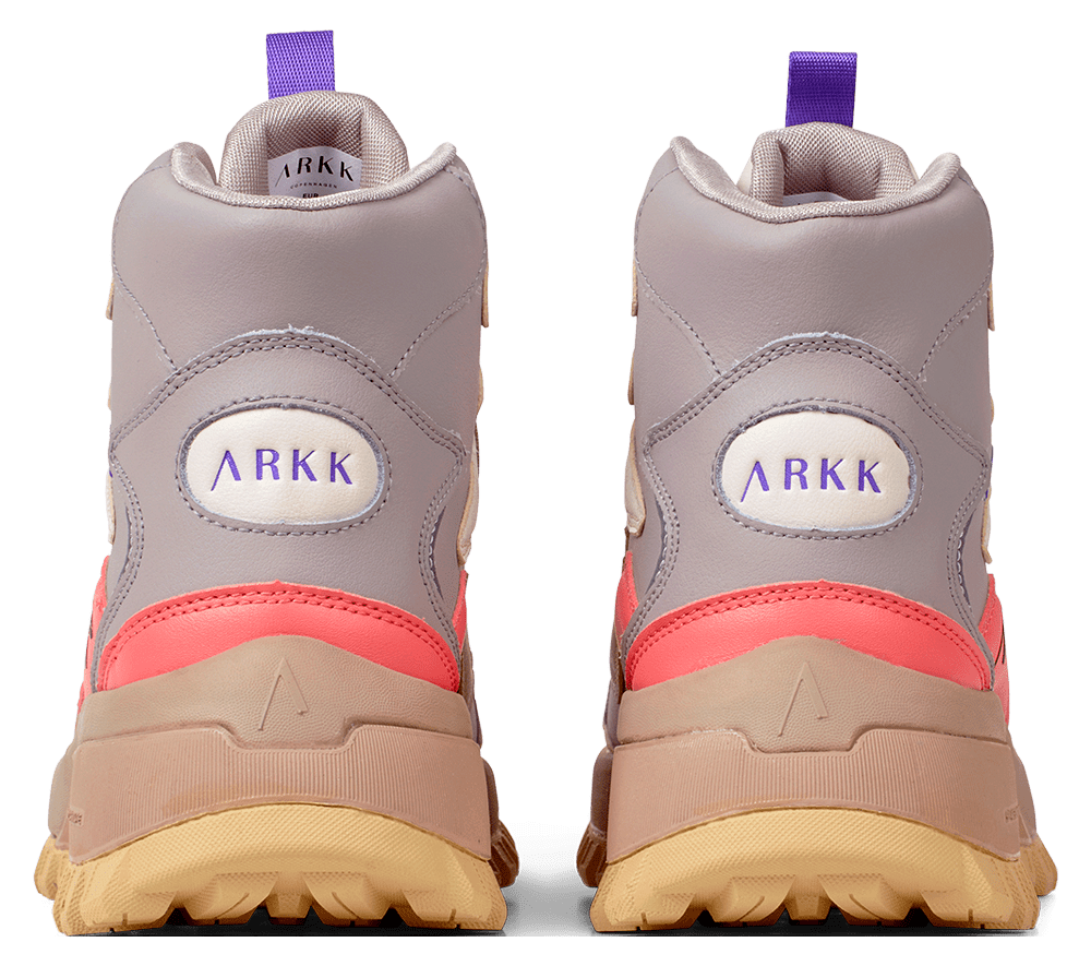 Apaze Hightop Leather HL T-S19 | Ash Sand | Women - Free delivery